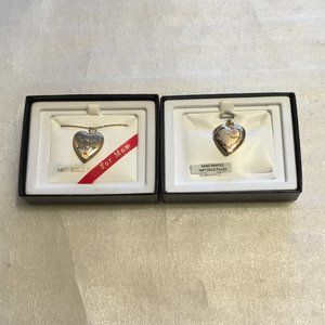 14K gold-filled locket necklace | Jewelry | Set Of Two 4k Goldfilled ...